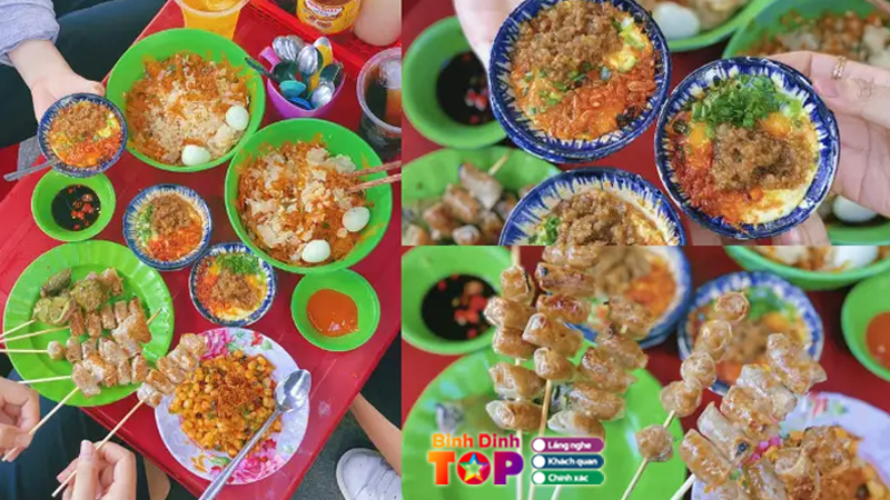 Top 13 quán ăn vặt Quy Nhơn Bình Định thực đơn hấp dẫn